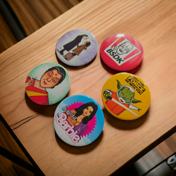 Assorted Color Background Magnet Set - Graphicurry Store